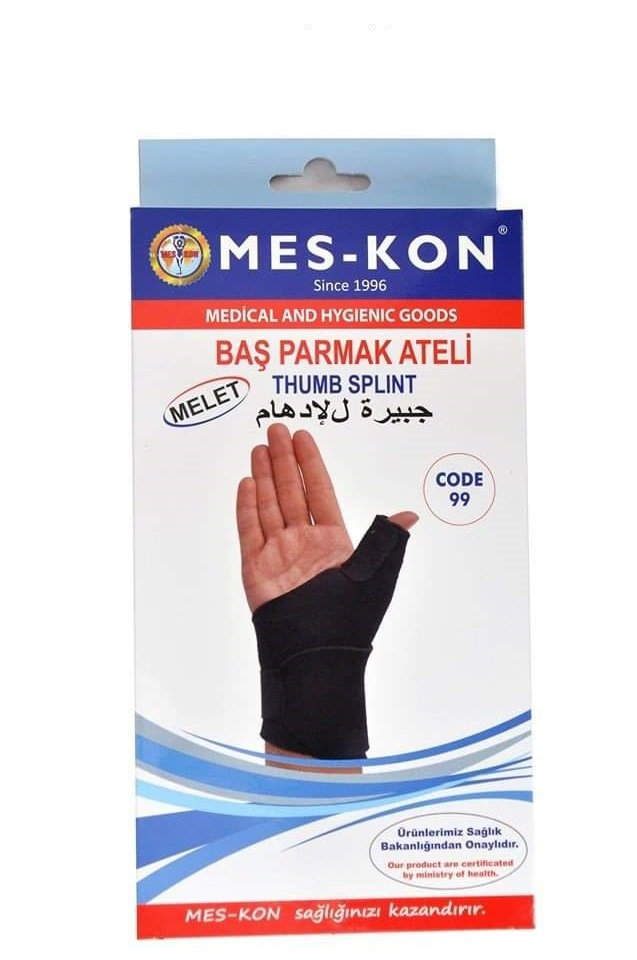 Basic thumb splint-with an aluminum thumb support adjustable- standard ...
